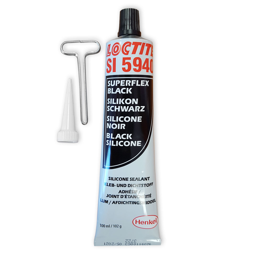 Pate à joint silicone noir multiples usages LOCTITE SI 5940 Pate à joint silicone noir multiples usages LOCTITE SI 5940