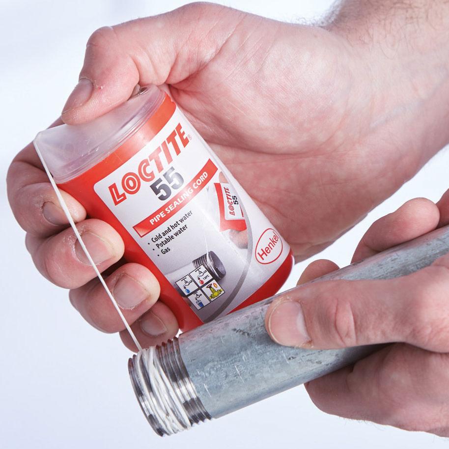 ETANCHEITE FILETAGE TUYAU RACCORD LOCTITE 55 | OC-PRO.FR