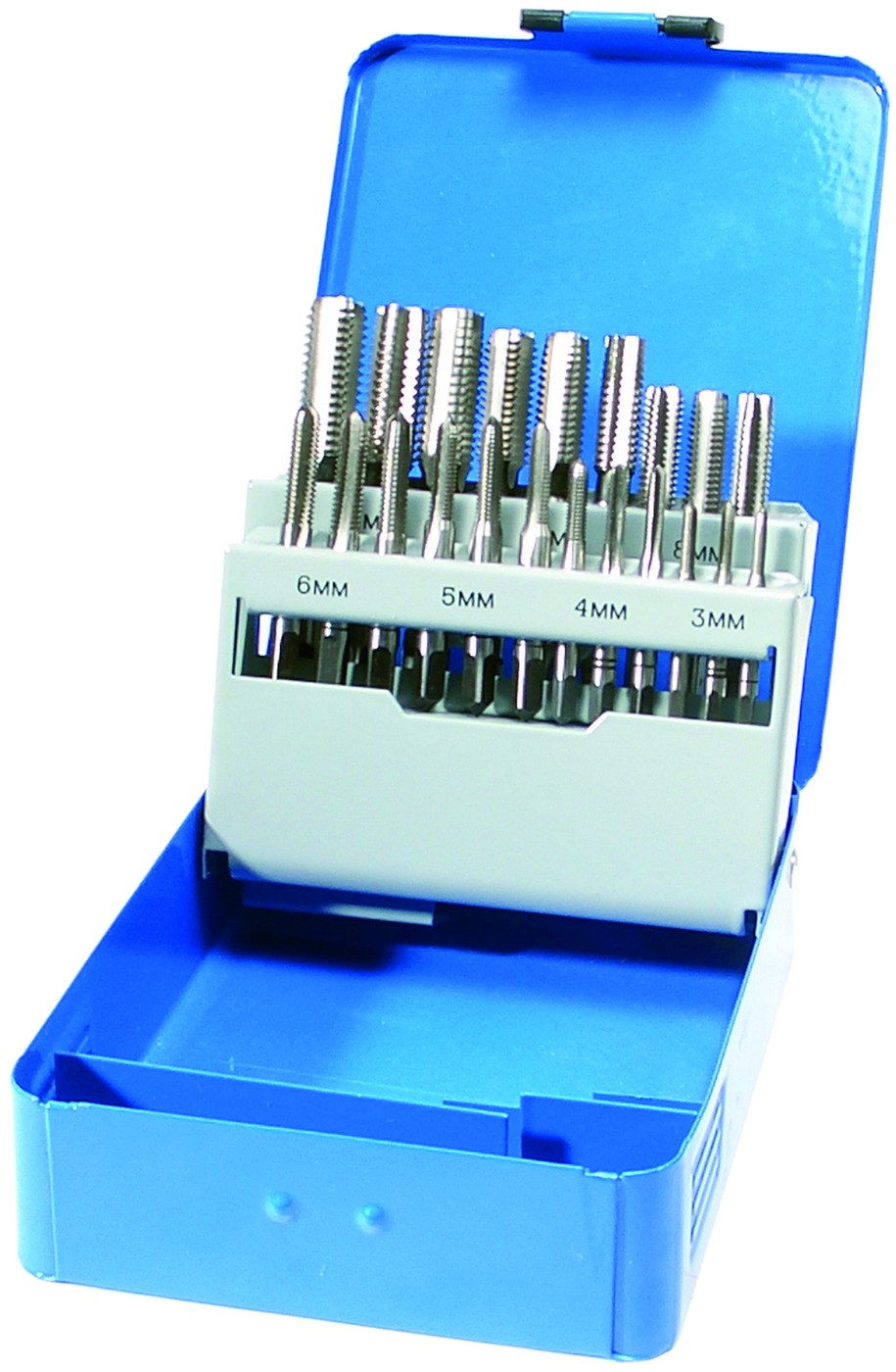 TARAUDS HSS DE 3 à 12 mm COFFRET BGS DE 7 JEUX DE 3 TARAUDS