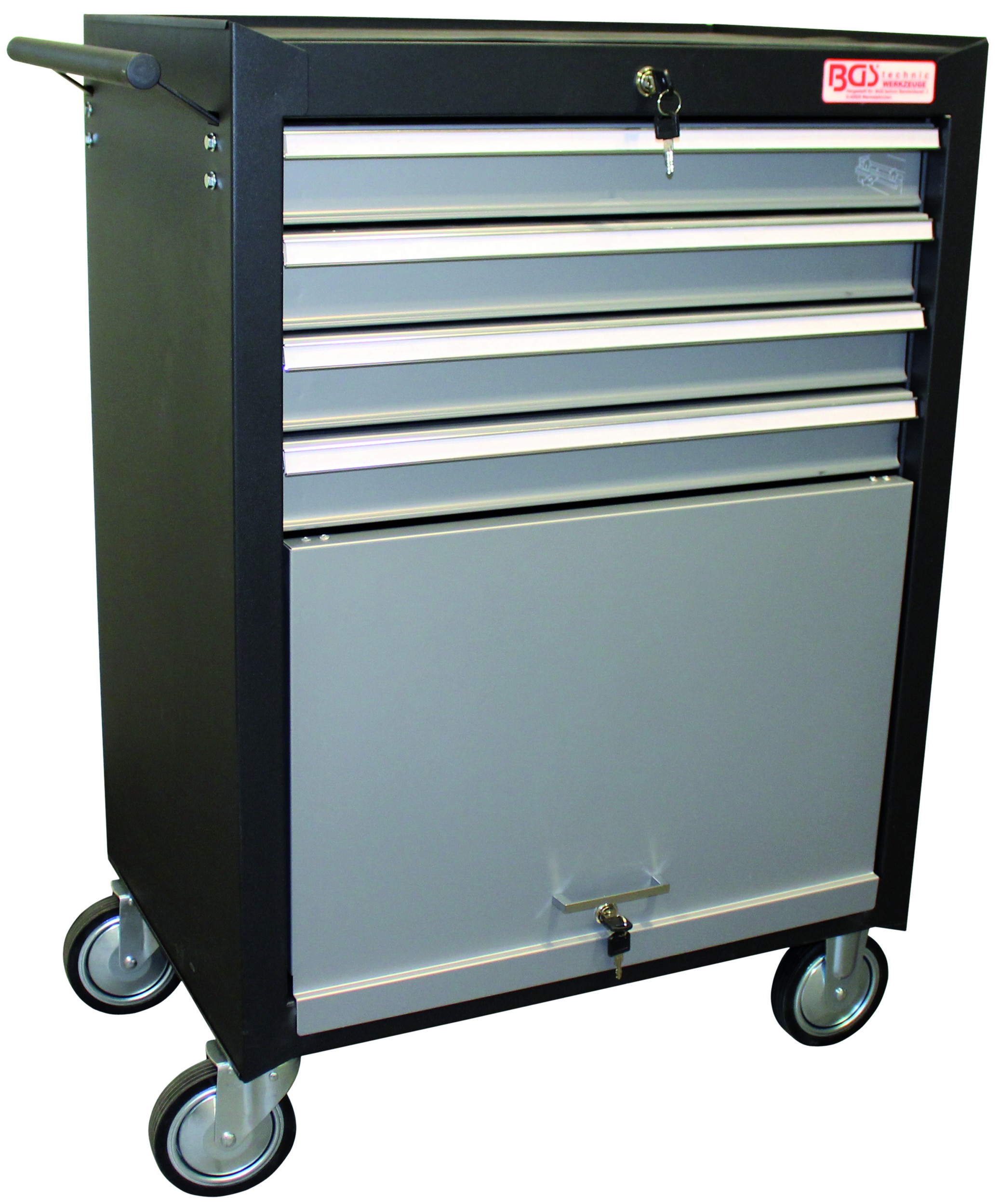 Servante roulante atelier 4 tiroirs BGS | OC-PRO.FR