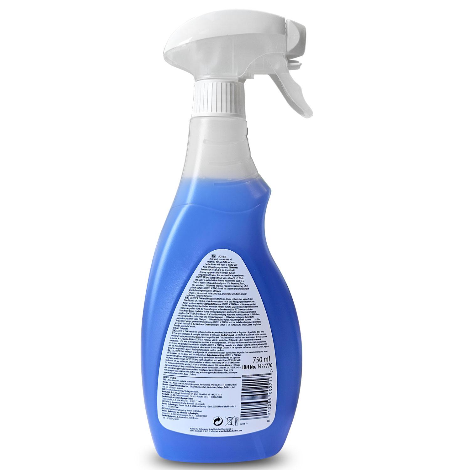 LOCTITE 7840 SPRAY NETTOYANT DEGRAISSANT BIODEGRADABLE - 750 mL