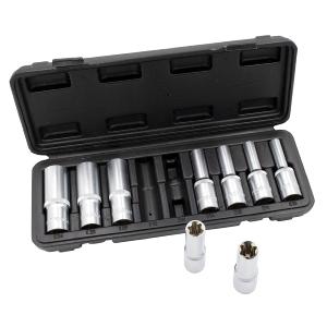 DOUILLES TORX FEMELLES L E10, E11, E12, E14, E16, E18, E20, E22,E24