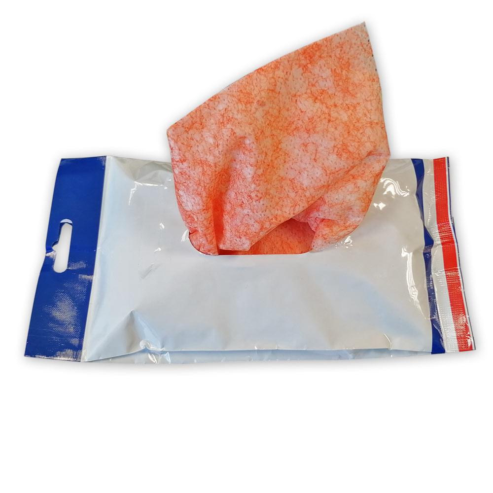 CARTON DE 600 LINGETTES NETTOYANTES POUR LES MAINS ROXY HAND CLEANER