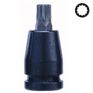 DOUILLE / EMBOUT XZN (SPLINE) A CHOCS 1/2" M10