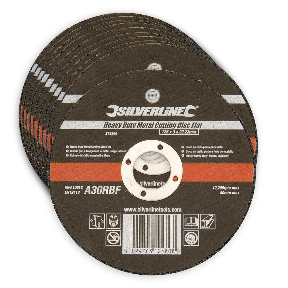 DISQUES A TRONCONNER METAL METAUX 125 MM