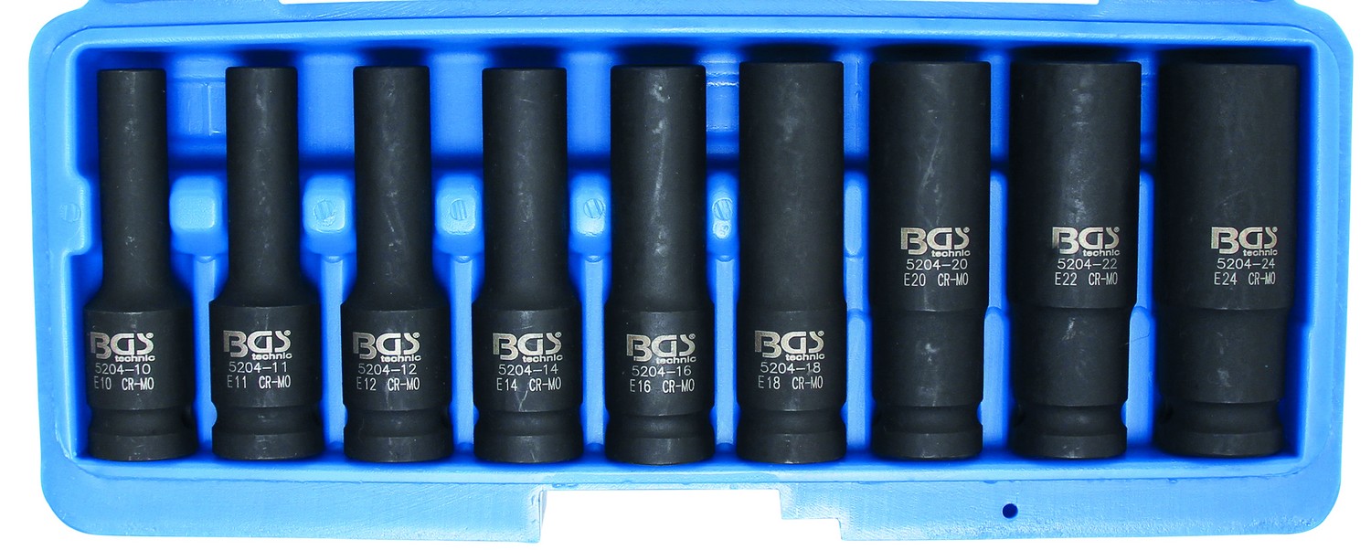 DOUILLES A CHOCS EXTRA LONGUES 1/2 DE 10 A 32 MM