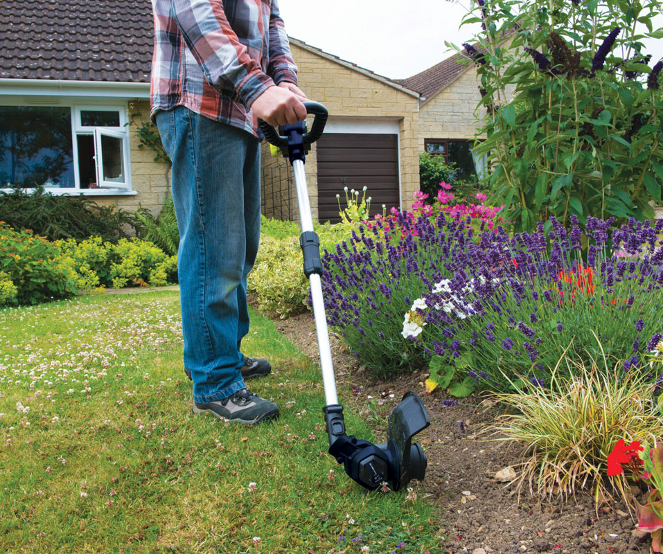 COUPE GAZON ET BORDURES SANS FIL avec BATTERIE GMC